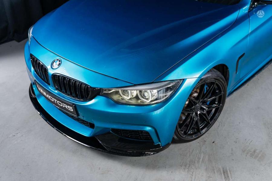 Blue BMW 440 2018 in Vilnius, with an engine capacity of 3.00 L and mileage of 145 thousand km for 26000 €, photo 8 on AUTOMOTO.COM.LV