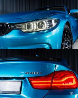 Blue BMW 440 2018 in Vilnius, with an engine capacity of 3.00 L and mileage of 145 thousand km for 26000 €, photo 9 on AUTOMOTO.COM.LV