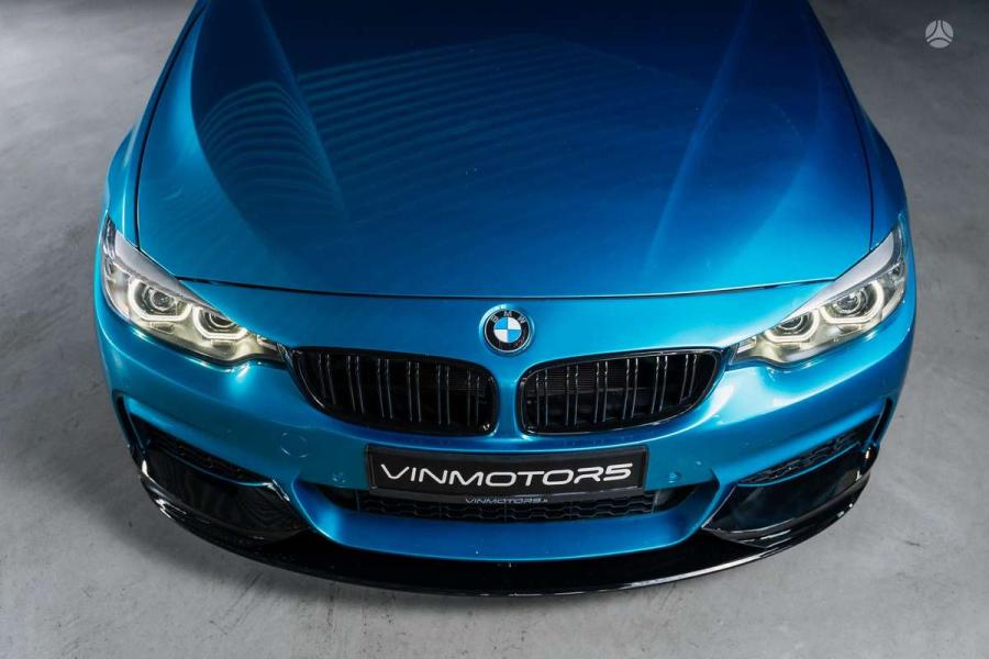 Blue BMW 440 2018 in Vilnius, with an engine capacity of 3.00 L and mileage of 145 thousand km for 26000 €, photo 14 on AUTOMOTO.COM.LV