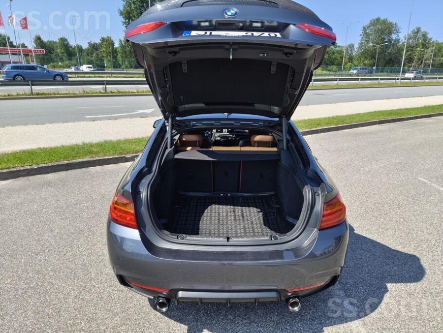 Grey BMW 440 2016 in Riga, with an engine capacity of 3.00 L and mileage of 155 thousand km for 27500 €, photo 8 on AUTOMOTO.COM.LV