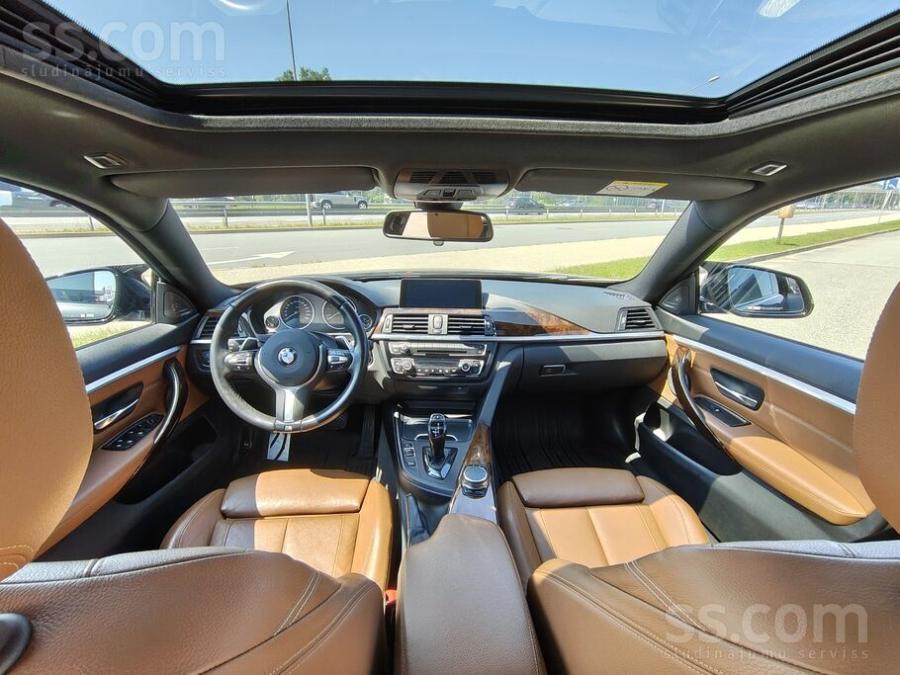 Grey BMW 440 2016 in Riga, with an engine capacity of 3.00 L and mileage of 155 thousand km for 27500 €, photo 12 on AUTOMOTO.COM.LV
