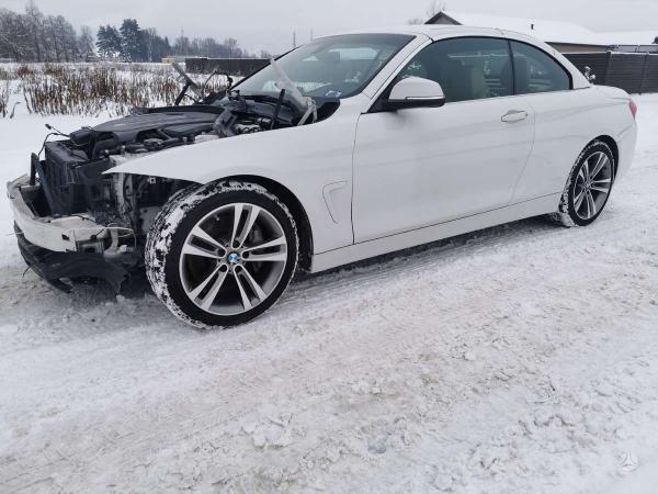 White BMW 440 2019 in Vilnius, with an engine capacity of 3.00 L and mileage of 108 thousand km for 14500 €, photo 1 on AUTOMOTO.COM.LV