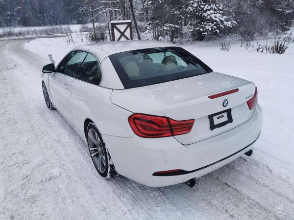 White BMW 440 2019 in Vilnius, with an engine capacity of 3.00 L and mileage of 108 thousand km for 14500 €, photo 9 on AUTOMOTO.COM.LV