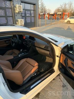 White BMW 440 2020 in Vilnius, with an engine capacity of 3.00 L and mileage of 100 thousand km for 27500 €, photo 8 on AUTOMOTO.COM.LV