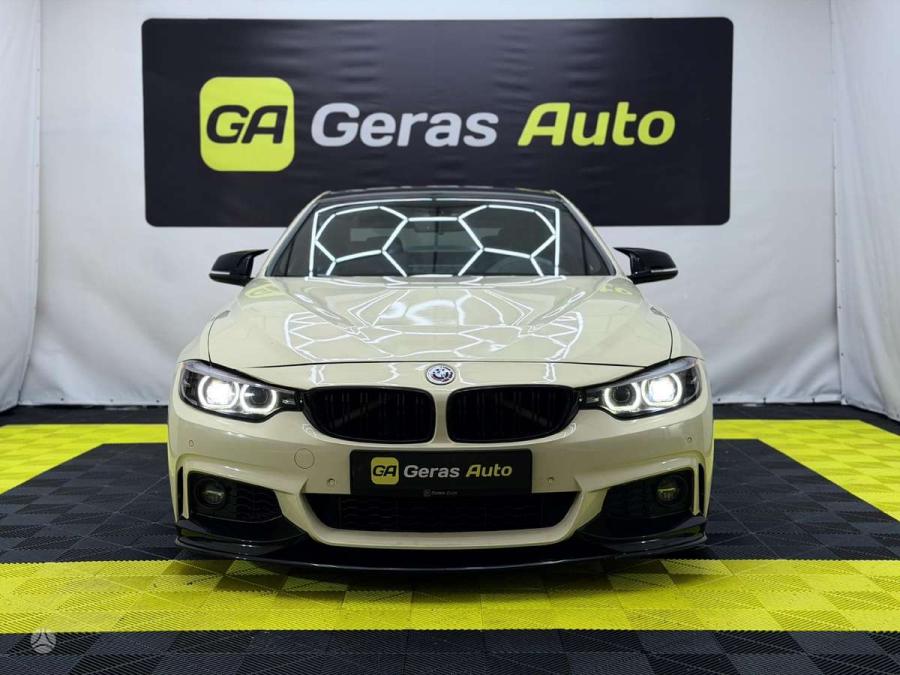 Yellow BMW 440 2019 in Vilnius, with an engine capacity of 3.00 L and mileage of 157 thousand km for 26999 €, photo 7 on AUTOMOTO.COM.LV