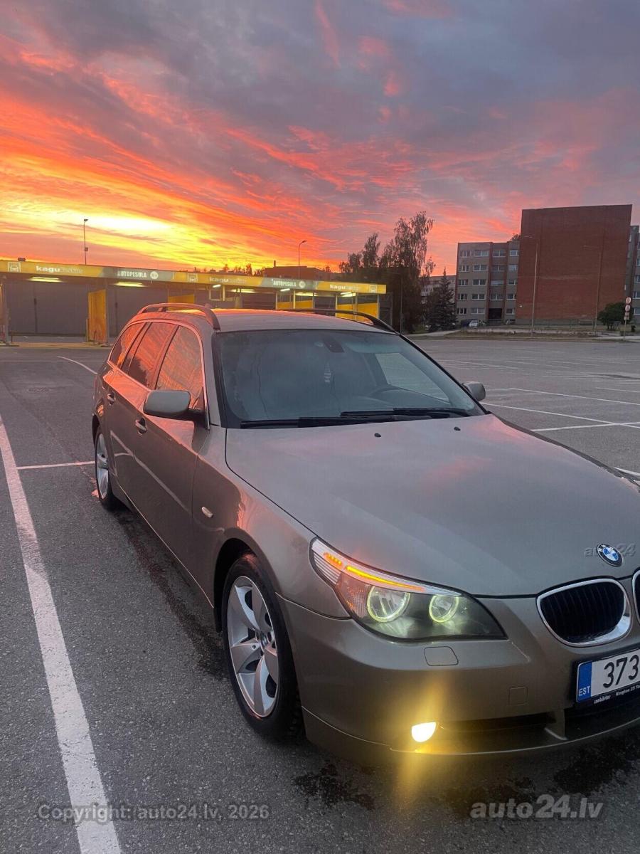 Smilšu krāsa BMW 5 Series 2005 Veru, ar dzinēja tilpumu 3.00 L un nobraukumu 429 tūkst. km par 3850 €, foto 7 vietnē AUTOMOTO.COM.LV