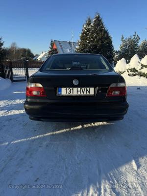 Black BMW 5 Series 1998 in Tallinn, with an engine capacity of 2.50 L and mileage of 191 thousand km for 4500 €, photo 4 on AUTOMOTO.COM.LV