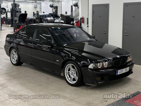 Black BMW 5 Series 2000 in Tallinn, with an engine capacity of 2.80 L and mileage of 412 thousand km for 3899 €, photo 2 on AUTOMOTO.COM.LV