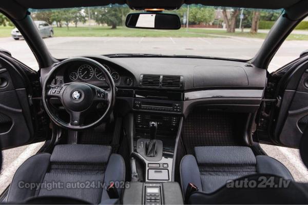 Black BMW 5 Series 2000 in Tallinn, with an engine capacity of 2.80 L and mileage of 412 thousand km for 3899 €, photo 8 on AUTOMOTO.COM.LV
