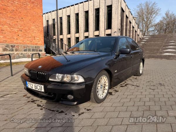 Black BMW 5 Series 2000 in Tallinn, with an engine capacity of 2.50 L and mileage of 389 thousand km for 1699 €, photo 3 on AUTOMOTO.COM.LV