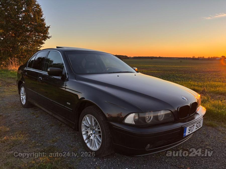 Черный БМВ 5 Серия 2002 в Тарту, объемом двигателя 2.90 л и пробегом 395 тыс. км за 4200 €, фото 1 на AUTOMOTO.COM.LV