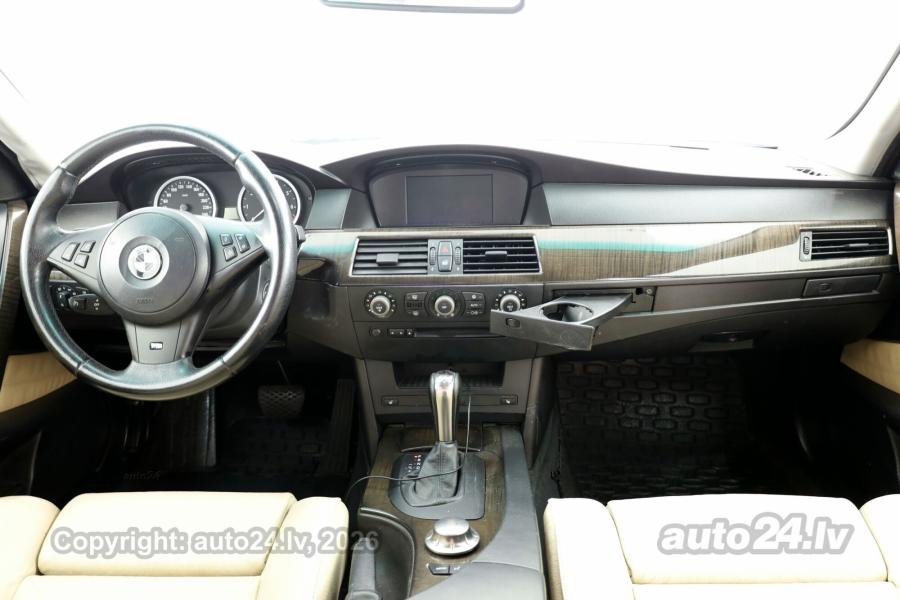 Black BMW 5 Series 2003 in Tallinn, with an engine capacity of 2.20 L and mileage of 379 thousand km for 2799 €, photo 6 on AUTOMOTO.COM.LV