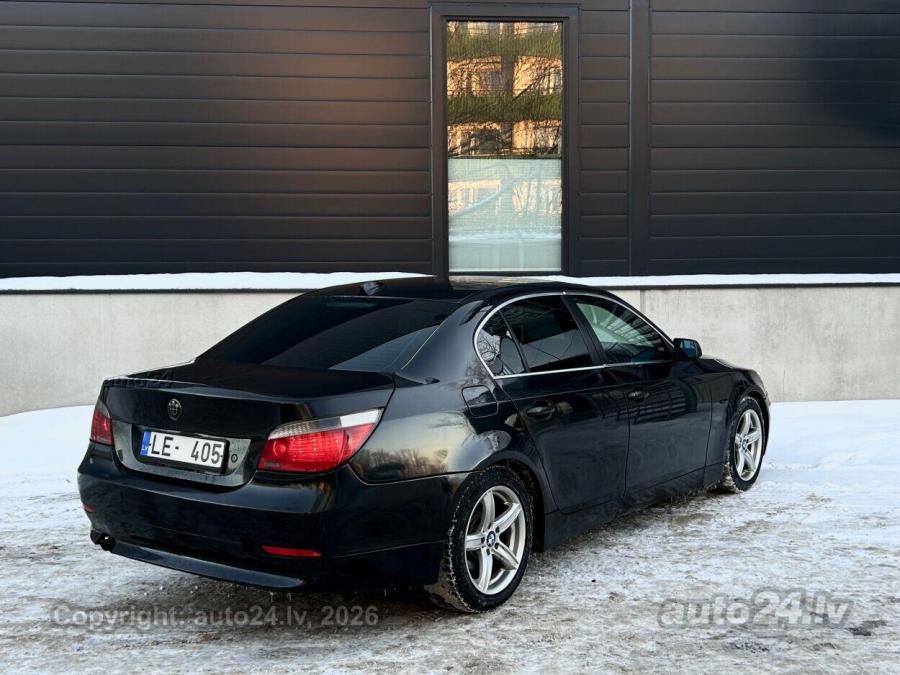 Black BMW 5 Series 2005 in Tartu, with an engine capacity of 3.00 L and mileage of 400 thousand km for 2390 €, photo 4 on AUTOMOTO.COM.LV