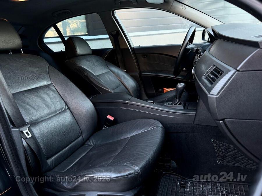 Black BMW 5 Series 2005 in Tartu, with an engine capacity of 3.00 L and mileage of 400 thousand km for 2390 €, photo 8 on AUTOMOTO.COM.LV