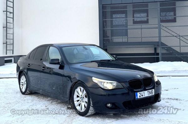 Black BMW 5 Series 2005 in Tartu, with an engine capacity of 2.50 L and mileage of 0 thousand km for 3900 €, photo 3 on AUTOMOTO.COM.LV