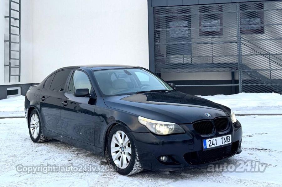Melns BMW 5 Series 2005 Tartu, ar dzinēja tilpumu 2.50 L un nobraukumu 0 tūkst. km par 3900 €, foto 3 vietnē AUTOMOTO.COM.LV