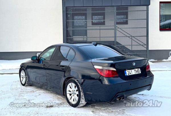 Black BMW 5 Series 2005 in Tartu, with an engine capacity of 2.50 L and mileage of 0 thousand km for 3900 €, photo 5 on AUTOMOTO.COM.LV