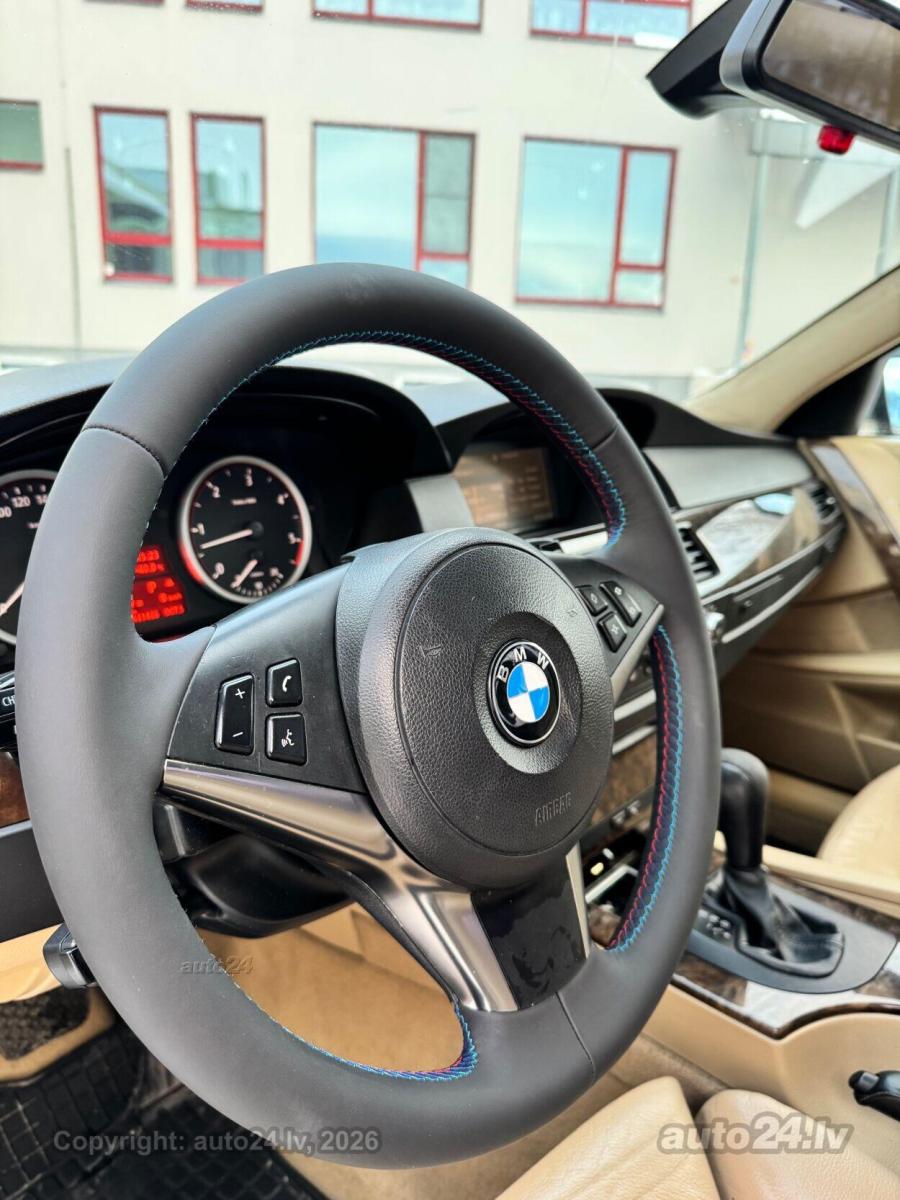 Melns BMW 5 Series 2005 Tartu, ar dzinēja tilpumu 2.50 L un nobraukumu 0 tūkst. km par 3900 €, foto 12 vietnē AUTOMOTO.COM.LV