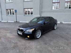 Melns BMW 5 Series 2005 Tartu, ar dzinēja tilpumu 2.50 L un nobraukumu 375 tūkst. km par 4800 €, foto  vietnē AUTOMOTO.COM.LV