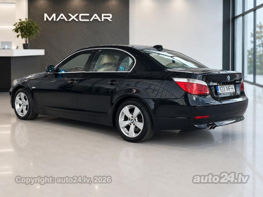 Black BMW 5 Series 2005 in Tallinn, with an engine capacity of 2.50 L and mileage of 218 thousand km for 3999 €, photo 5 on AUTOMOTO.COM.LV