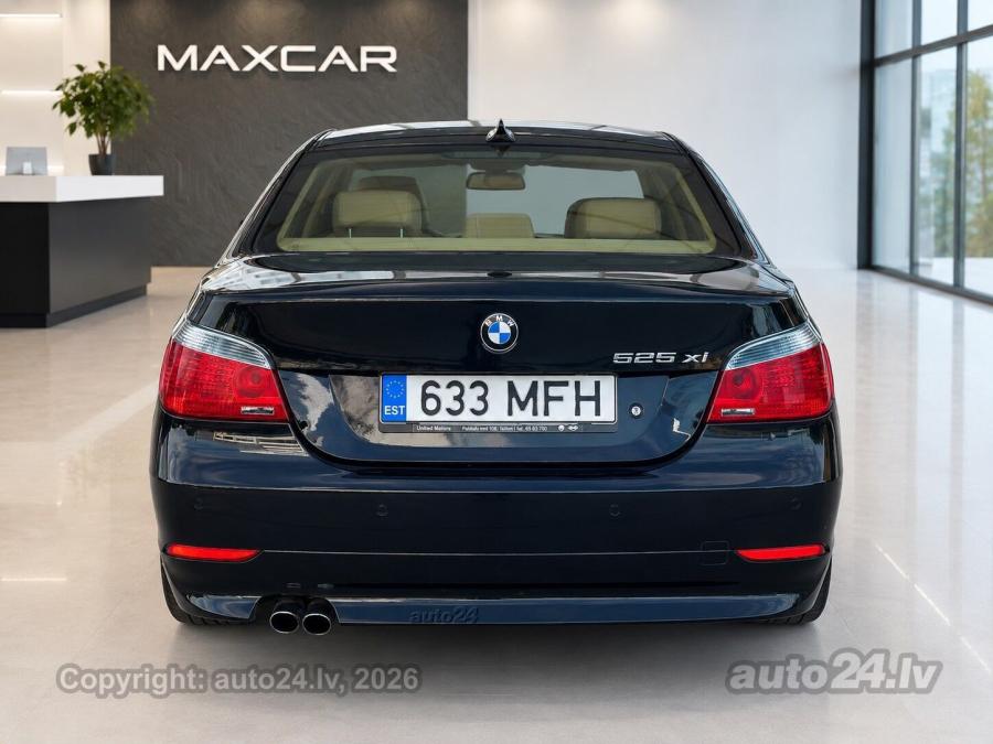 Black BMW 5 Series 2005 in Tallinn, with an engine capacity of 2.50 L and mileage of 218 thousand km for 3999 €, photo 6 on AUTOMOTO.COM.LV