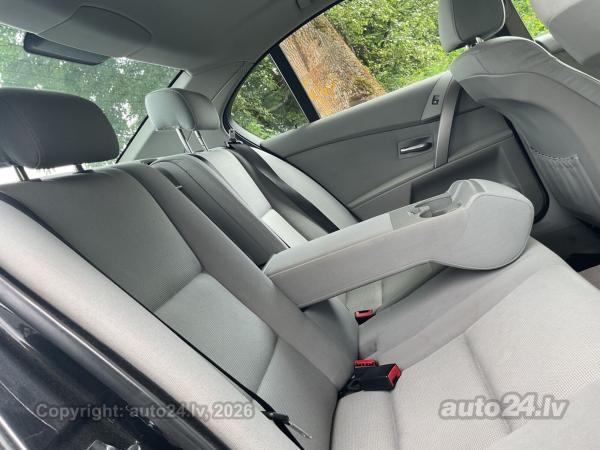 Black BMW 5 Series 2005 in Rapla, with an engine capacity of 2.50 L and mileage of 0 thousand km for 2850 €, photo 6 on AUTOMOTO.COM.LV