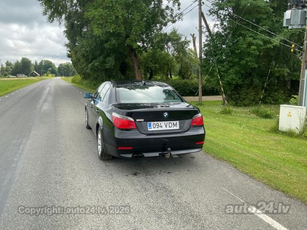 Black BMW 5 Series 2005 in Rapla, with an engine capacity of 2.50 L and mileage of 0 thousand km for 2850 €, photo 9 on AUTOMOTO.COM.LV