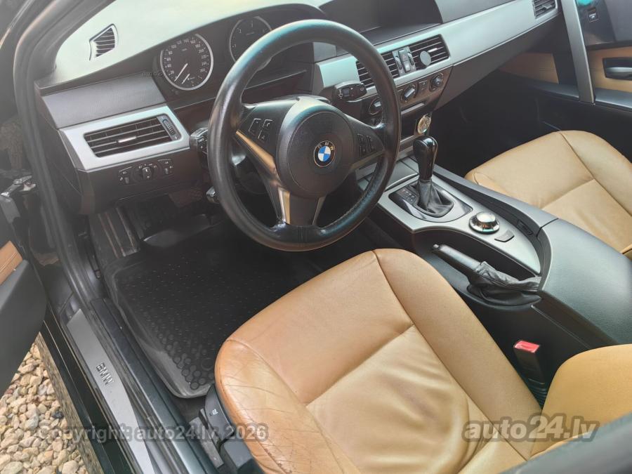 Melns BMW 5 Series 2005 Tallina, ar dzinēja tilpumu 3.00 L un nobraukumu 277 tūkst. km par 4200 €, foto 8 vietnē AUTOMOTO.COM.LV
