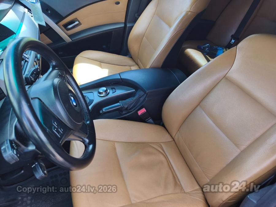 Melns BMW 5 Series 2005 Tallina, ar dzinēja tilpumu 3.00 L un nobraukumu 277 tūkst. km par 5200 €, foto 8 vietnē AUTOMOTO.COM.LV