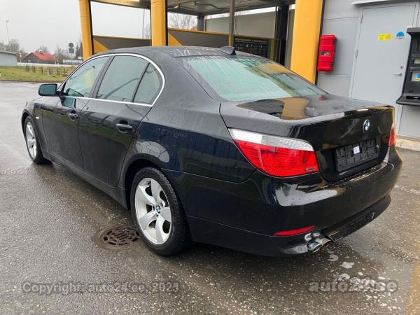 Black BMW 5 Series 2006 in Tartu, with an engine capacity of 2.50 L and mileage of 297 thousand km for 4990 €, photo 4 on AUTOMOTO.COM.LV