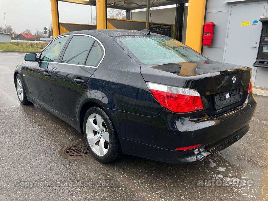 Black BMW 5 Series 2006 in Tartu, with an engine capacity of 2.50 L and mileage of 297 thousand km for 4990 €, photo 4 on AUTOMOTO.COM.LV