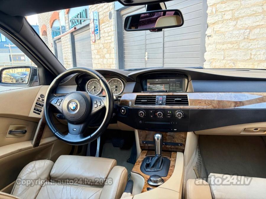 Melns BMW 5 Series 2006 Tartu, ar dzinēja tilpumu 3.00 L un nobraukumu 285 tūkst. km par 4400 €, foto 7 vietnē AUTOMOTO.COM.LV