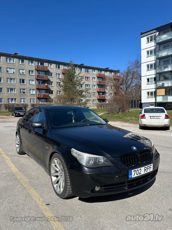 Black BMW 5 Series 2006 in Tallinn, with an engine capacity of 3.00 L and mileage of 480 thousand km for 3000 €, photo 2 on AUTOMOTO.COM.LV