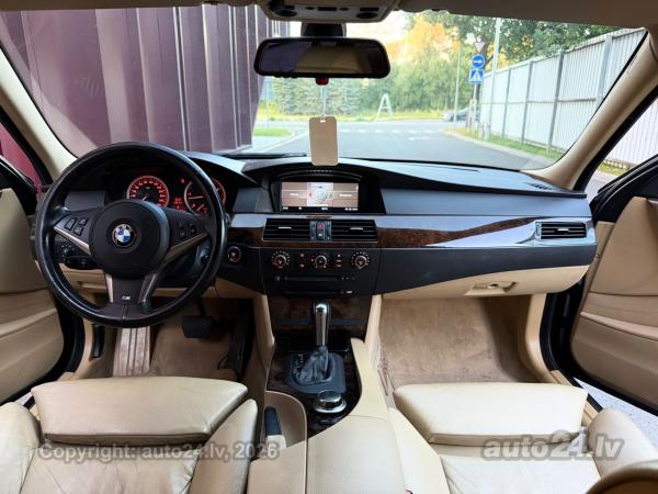 Black BMW 5 Series 2006 in Tartu, with an engine capacity of 3.00 L and mileage of 370 thousand km for 5900 €, photo 9 on AUTOMOTO.COM.LV