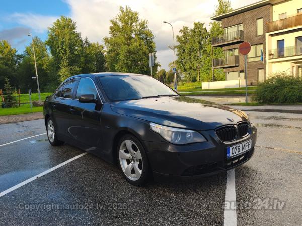 Melns BMW 5 Series 2006 Tallina, ar dzinēja tilpumu 2.50 L un nobraukumu 0 tūkst. km par 1750 €, foto 1 vietnē AUTOMOTO.COM.LV