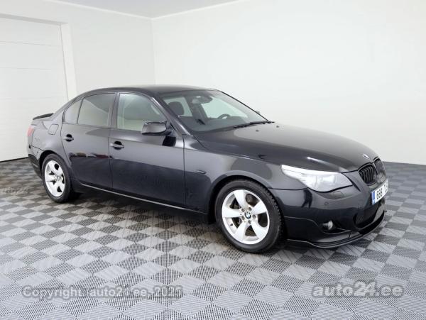 Melns BMW 5 Series 2007 Tallina, ar dzinēja tilpumu 2.50 L un nobraukumu 345 tūkst. km par 3999 €, foto 1 vietnē AUTOMOTO.COM.LV