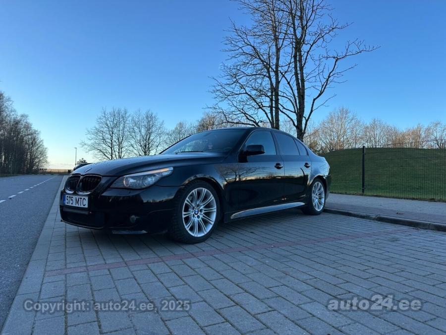 Melns BMW 5 Series 2007 Pērnava, ar dzinēja tilpumu 3.00 L un nobraukumu 325 tūkst. km par 9000 €, foto 2 vietnē AUTOMOTO.COM.LV