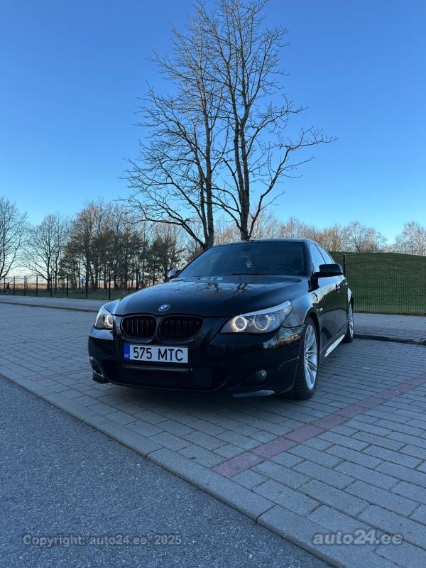 Melns BMW 5 Series 2007 Pērnava, ar dzinēja tilpumu 3.00 L un nobraukumu 325 tūkst. km par 9000 €, foto 3 vietnē AUTOMOTO.COM.LV