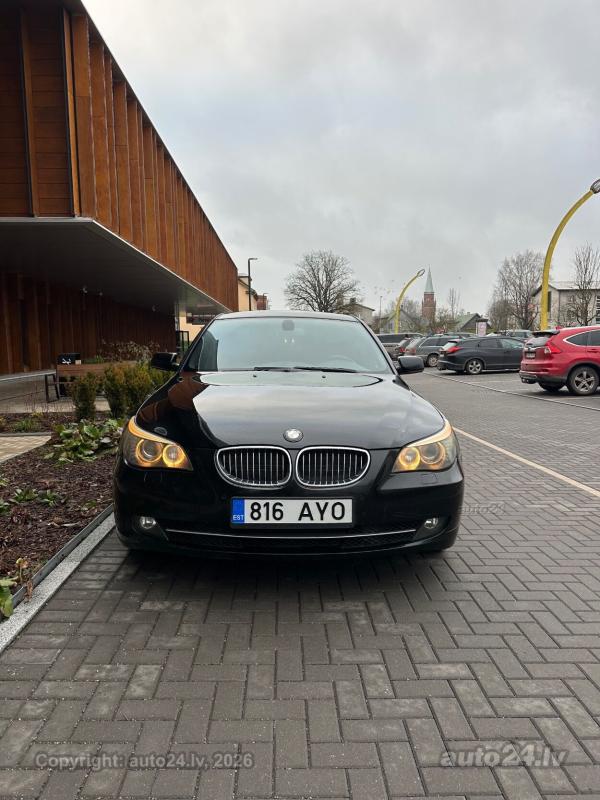 Melns BMW 5 Series 2007 Viljandi, ar dzinēja tilpumu 3.00 L un nobraukumu 240 tūkst. km par 4999 €, foto 2 vietnē AUTOMOTO.COM.LV