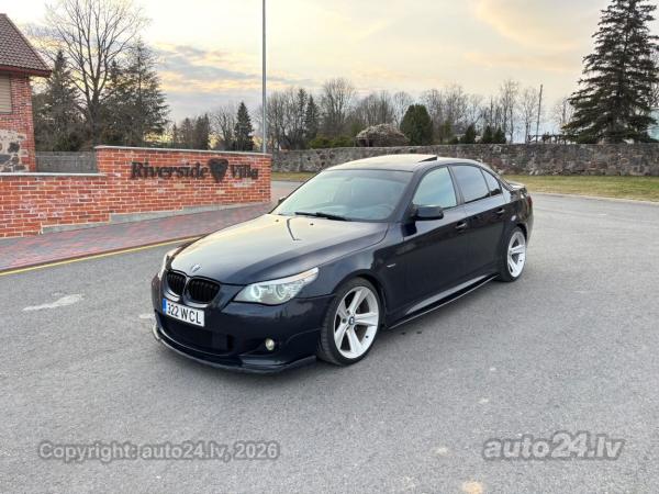 Melns BMW 5 Series 2007 Tartu, ar dzinēja tilpumu 3.00 L un nobraukumu 392 tūkst. km par 6500 €, foto 1 vietnē AUTOMOTO.COM.LV