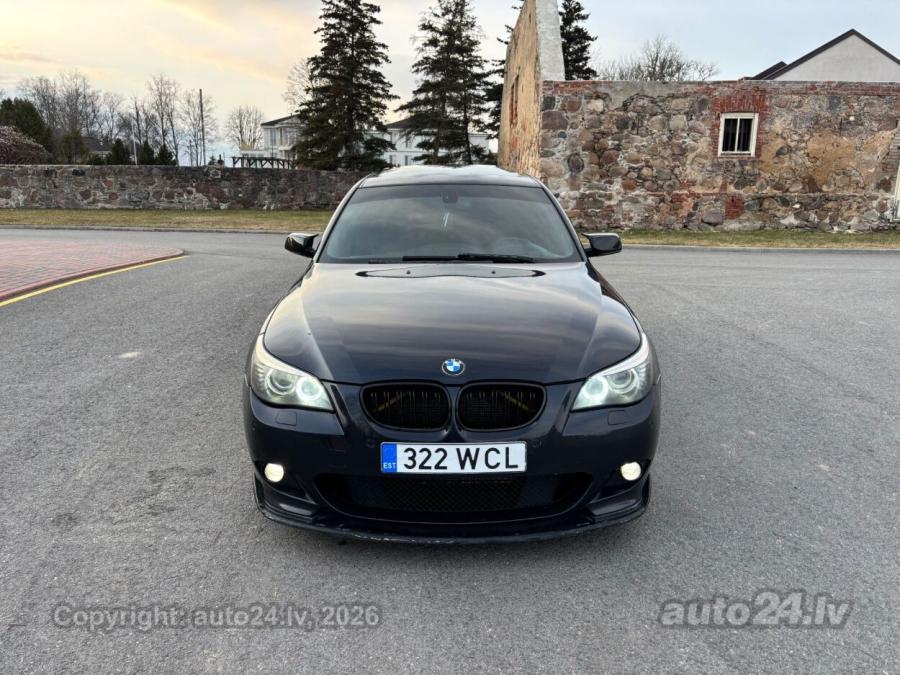 Black BMW 5 Series 2007 in Tartu, with an engine capacity of 3.00 L and mileage of 392 thousand km for 6500 €, photo 8 on AUTOMOTO.COM.LV