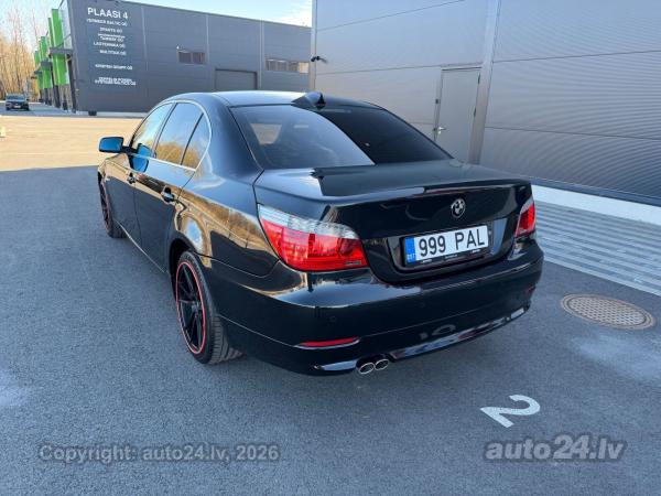 Black BMW 5 Series 2007 in Tallinn, with an engine capacity of 3.00 L and mileage of 348 thousand km for 6299 €, photo 1 on AUTOMOTO.COM.LV