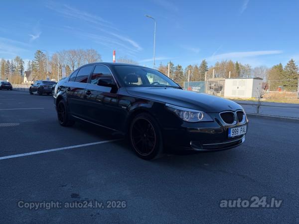 Black BMW 5 Series 2007 in Tallinn, with an engine capacity of 3.00 L and mileage of 348 thousand km for 6299 €, photo 6 on AUTOMOTO.COM.LV