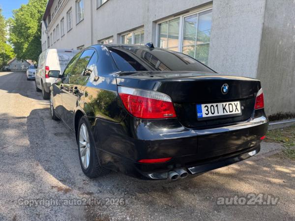 Black BMW 5 Series 2007 in Tallinn, with an engine capacity of 2.50 L and mileage of 301 thousand km for 3499 €, photo 3 on AUTOMOTO.COM.LV
