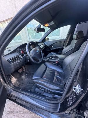 Melns BMW 5 Series 2007 Tallina, ar dzinēja tilpumu 2.50 L un nobraukumu 301 tūkst. km par 3499 €, foto 16 vietnē AUTOMOTO.COM.LV