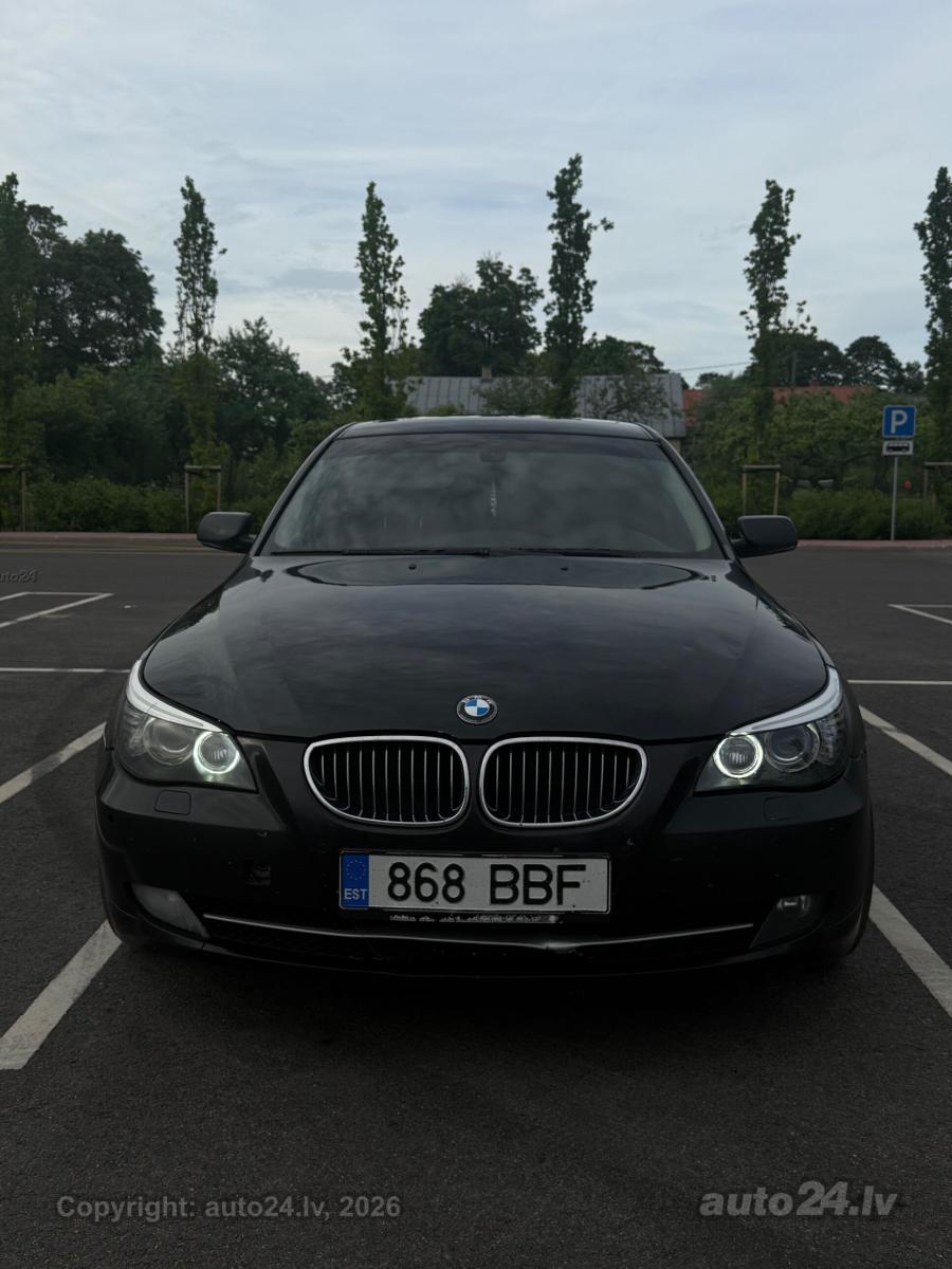 Black BMW 5 Series 2007 in Tallinn, with an engine capacity of 3.00 L and mileage of 685 thousand km for 3500 €, photo 1 on AUTOMOTO.COM.LV