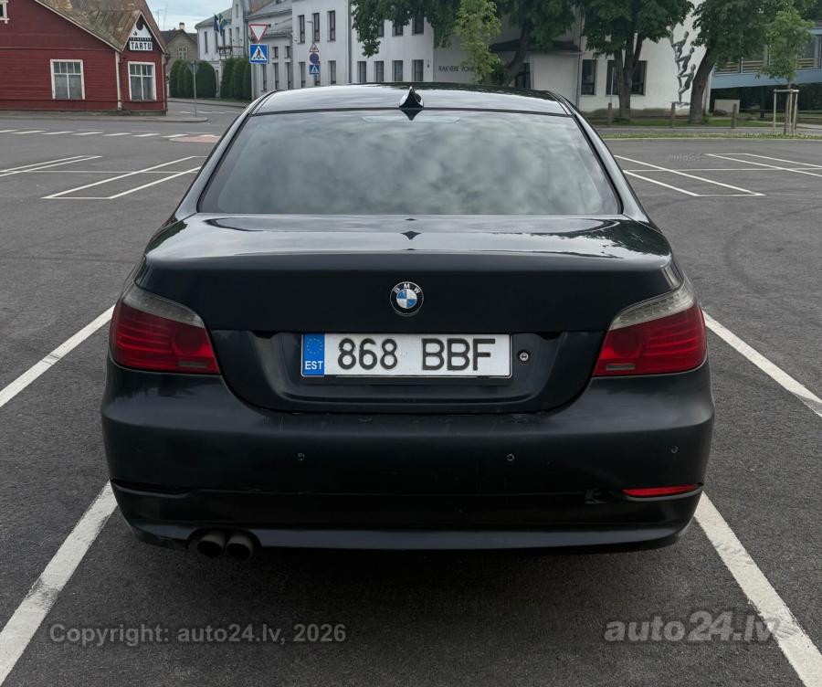 Black BMW 5 Series 2007 in Tallinn, with an engine capacity of 3.00 L and mileage of 685 thousand km for 3500 €, photo 3 on AUTOMOTO.COM.LV
