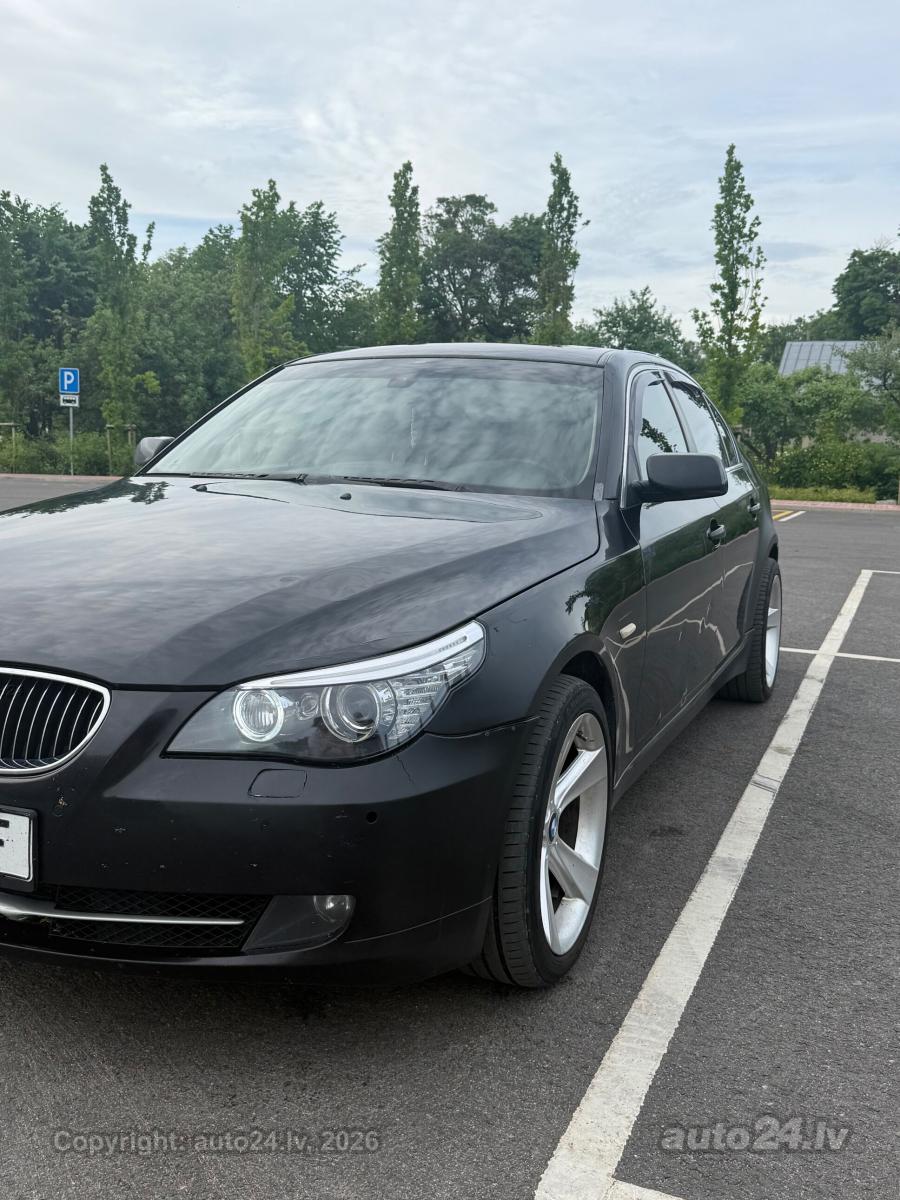 Black BMW 5 Series 2007 in Tallinn, with an engine capacity of 3.00 L and mileage of 685 thousand km for 3500 €, photo 5 on AUTOMOTO.COM.LV