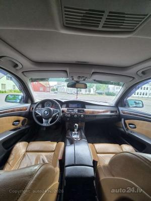 Black BMW 5 Series 2007 in Tallinn, with an engine capacity of 3.00 L and mileage of 685 thousand km for 3500 €, photo 8 on AUTOMOTO.COM.LV