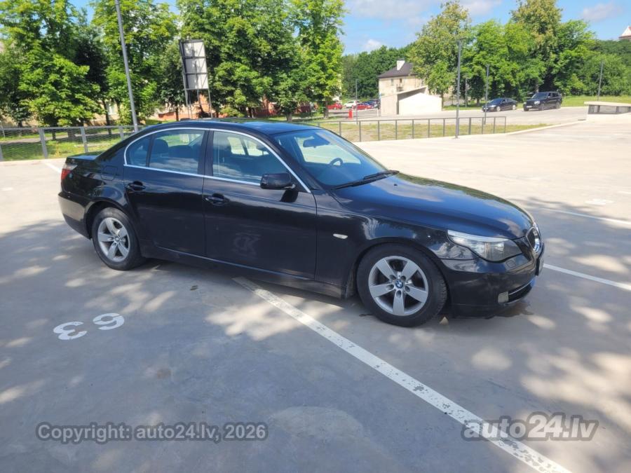 Black BMW 5 Series 2007 in Narva, with an engine capacity of 2.50 L and mileage of 273 thousand km for 1600 €, photo 1 on AUTOMOTO.COM.LV